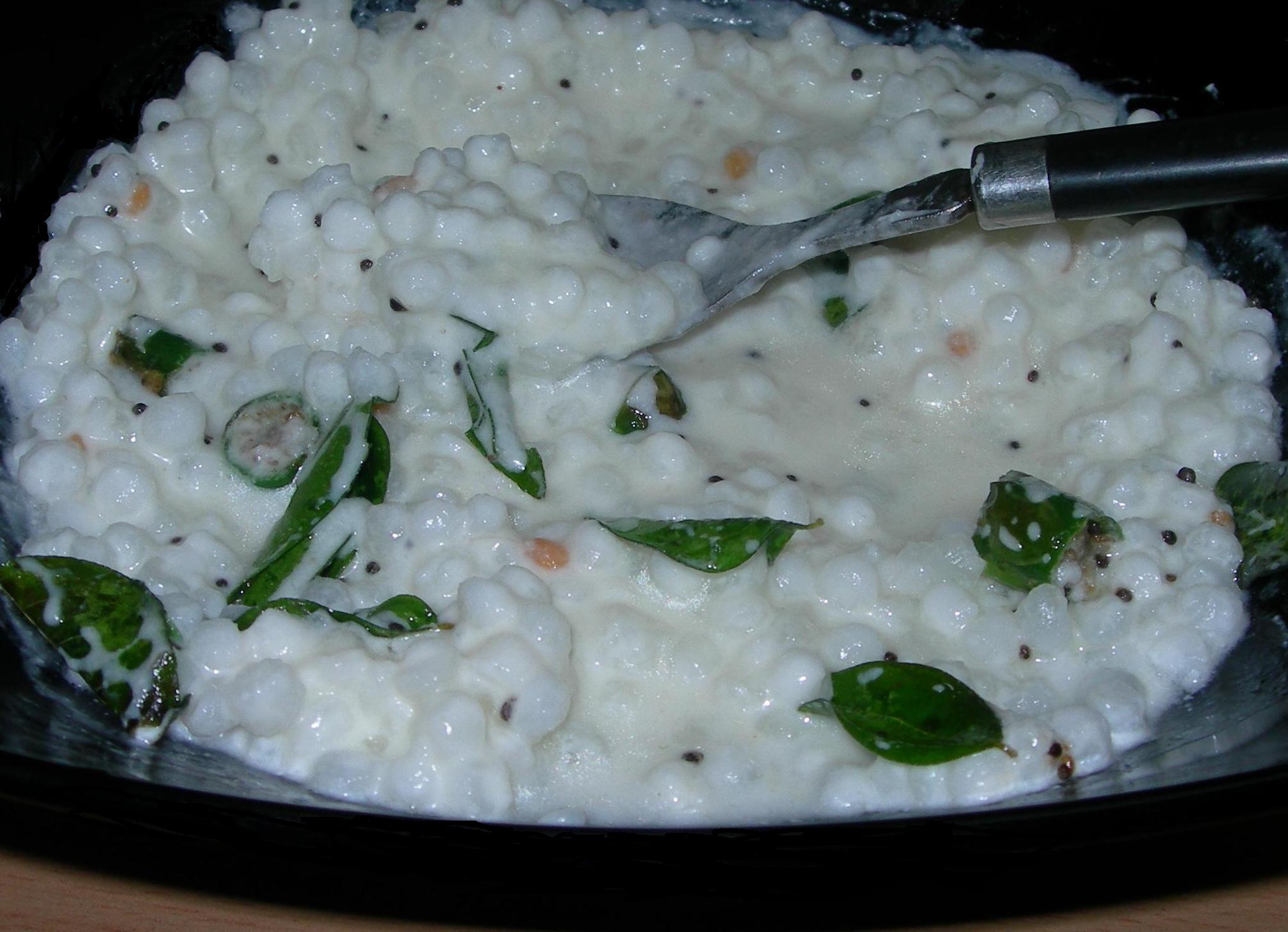 Sago (Javvarisi) Curd Pachadi - Kamalas Corner