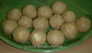 Wheat Flour Laddu - Kamalas Corner