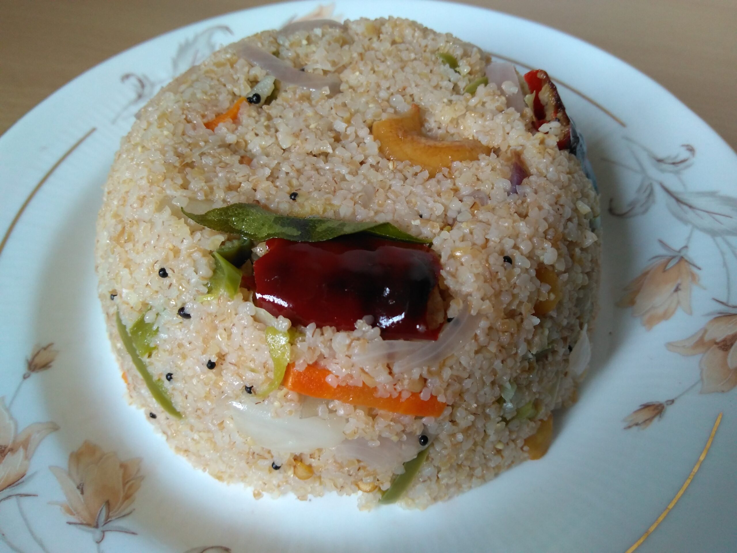 Wheat Rawa Vegetable Upma | Kamala's Corner